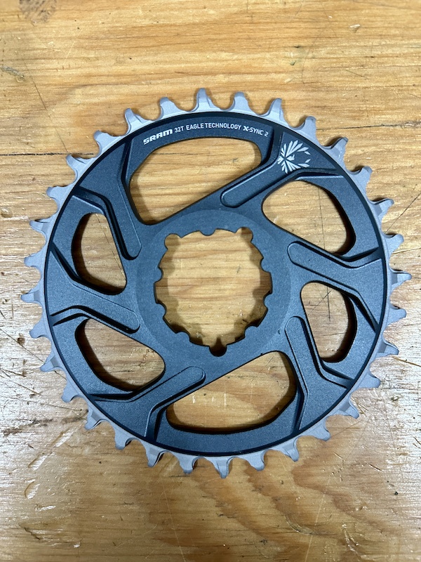 2022 NEW - CNC Aluminium 32T SRAM X-SYNC 2 Chainring For Sale