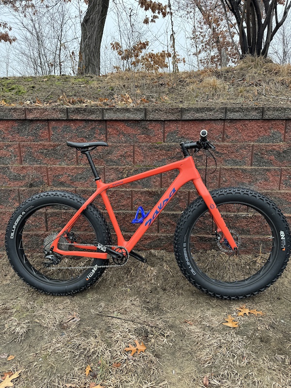 2018 Salsa Beargrease - Size XL - Carbon wheels, i9, Berd For Sale