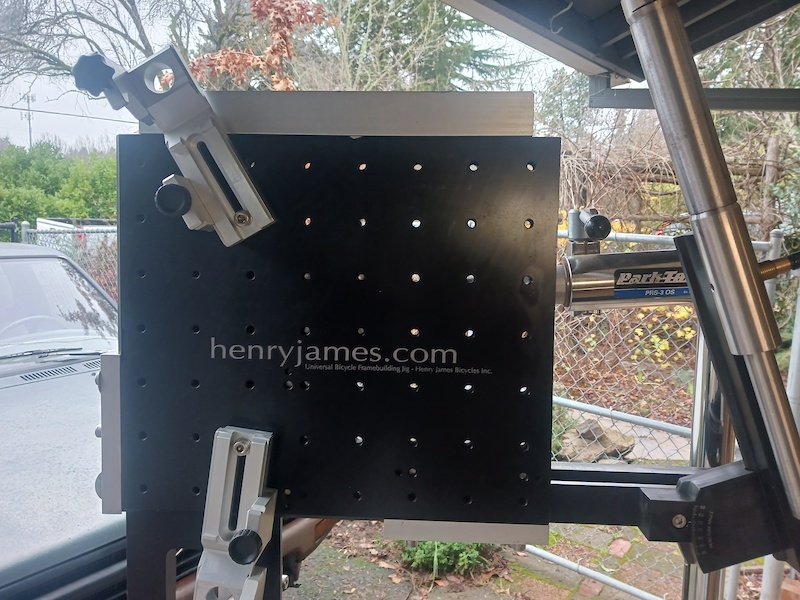 Henry James Universal frame building jig/ tubing For Sale