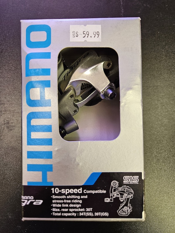 Shimano Tiagra RD-4600 GS 10-Speed Rear Derailleur NEW For Sale