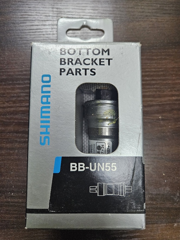 Shimano BB-UN55 Square Taper Bottom Bracket 68 x 107 For Sale