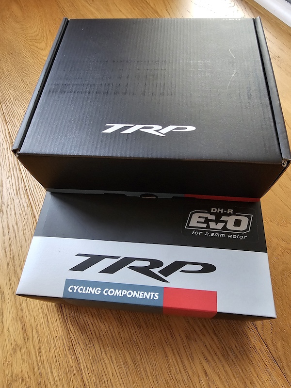 2023 BRAND NEW in box TRP DHR EVO Brakes Left-Right Black For Sale