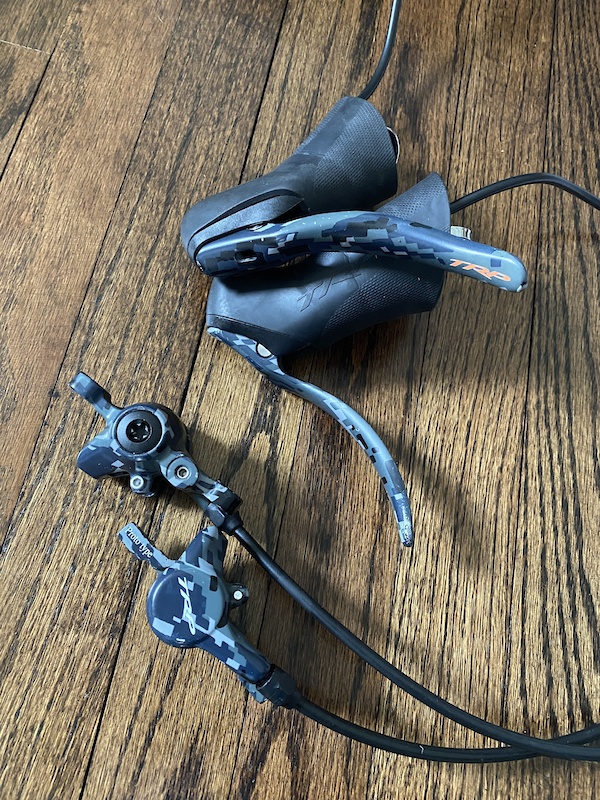 Custom TRP Hylex CAMO Levers and brakes For Sale