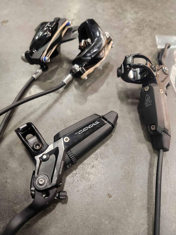 2024 SRAM Code Silver Stealth brakes + rotors *PRICE DROP* For Sale