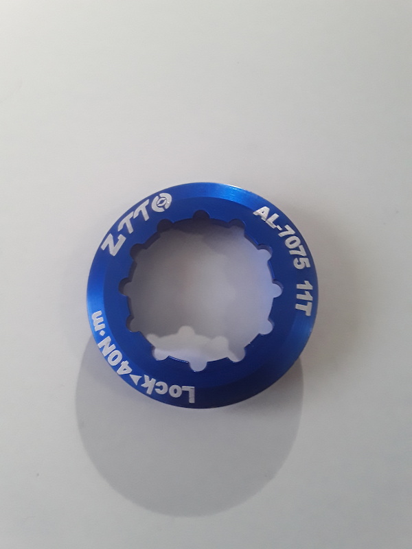 NEW Blue Anodized Aluminum Cassette Lockring For Sale