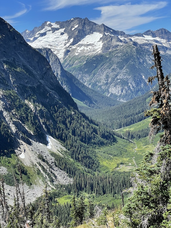 Easy Pass Trail Hiking Trail - Glacier, Washington