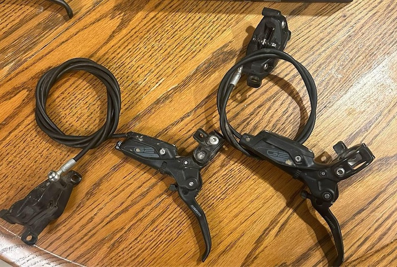 2023 Sram G2 RSC 4-Piston Hydraulic Disc Brakeset For Sale