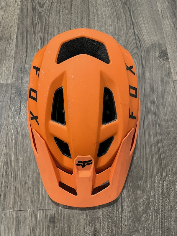 Fox Speedframe Helmet, Orange, Medium For Sale