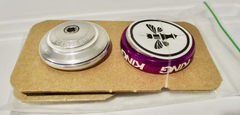 2022 chris king inset 8 headset purple violet silver road For Sale