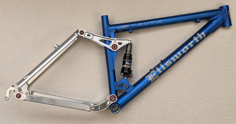 2002 Ellsworth Truth Frameset - Blue (Small/16in) For Sale