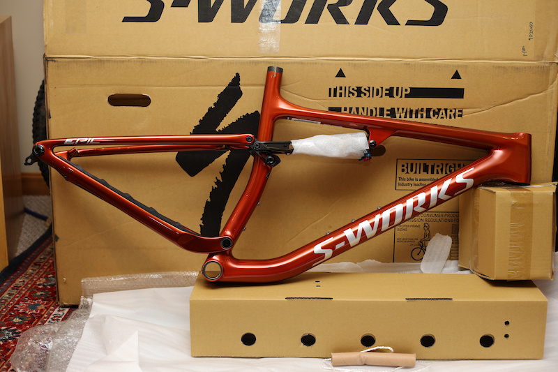 2022 Specialized Epic Evo S-works frame new-in-box L orange For Sale