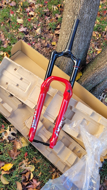2021 Rockshox Lyrik Ultimate 29 Boxxer Red 160mm For Sale