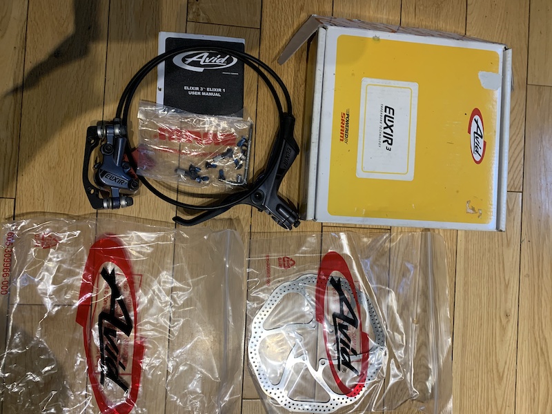 New Avid Elixir 3 Front brake/rotor For Sale