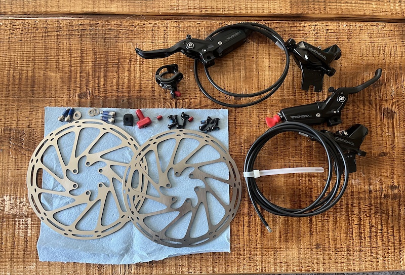 2024 SRAM Code Stealth Silver set 4-piston For Sale