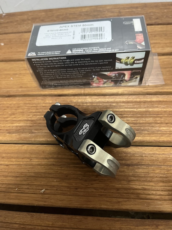2023 Renthal Apex 50mm stem 31.8 (bar available) For Sale