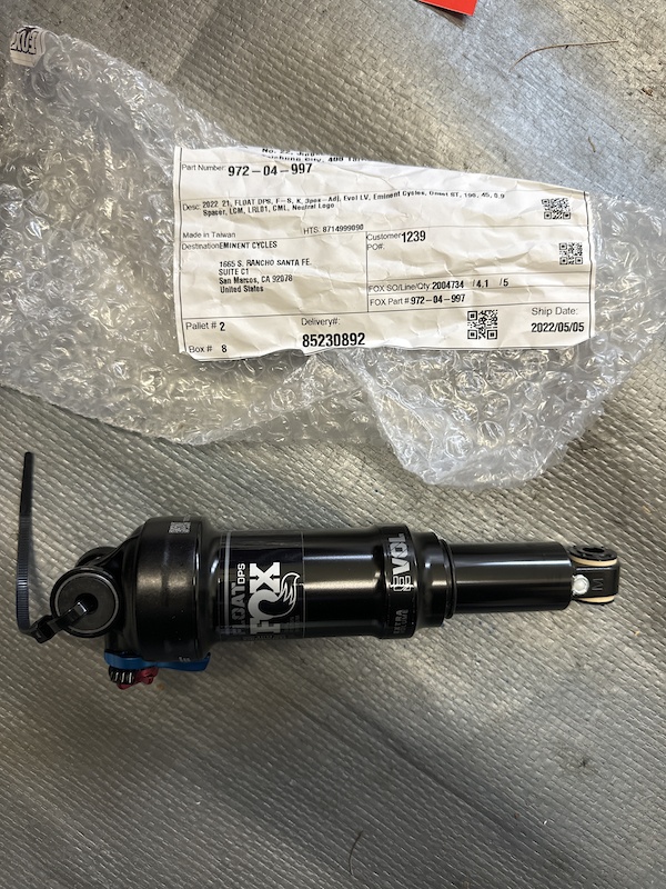 2022 FOX FLOAT DPS PERFORMANCE For Sale