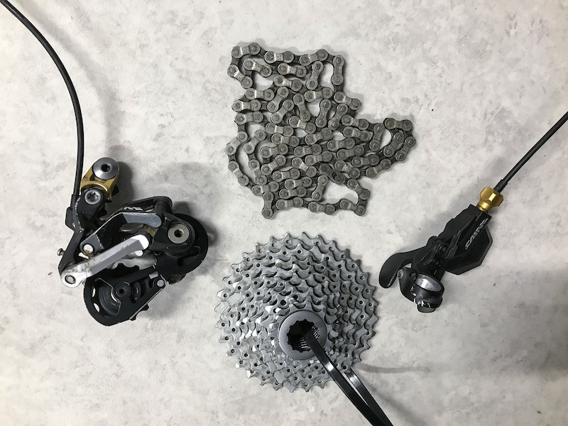 Shimano Saint M810 Short cage DH drivetrain kit For Sale