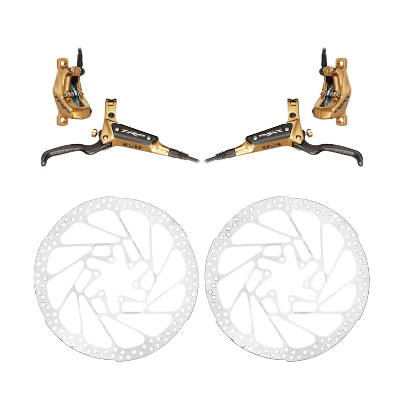 2024 TRP DH-R EVO Brakes & Rotors - GOLD For Sale