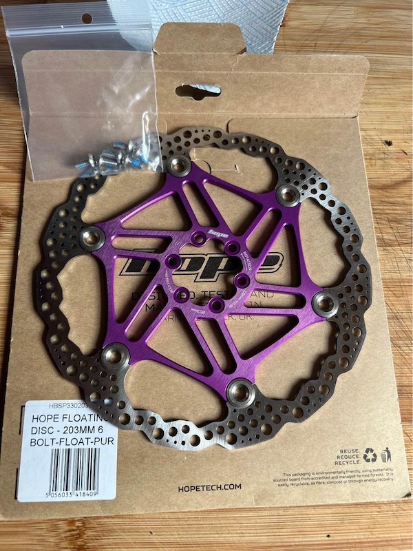 2023 Hope Floating Rotor 203mm Purple For Sale