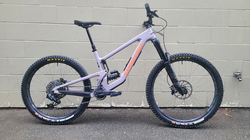 2023 Santa Cruz Nomad 6 C MX Gloss Gypsum GX AXS Coil Large For Sale