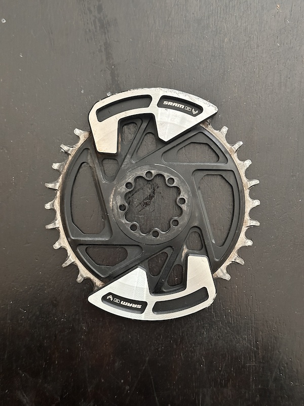 2023 SRAM T-Type 8-Bolt 32t chainring w/bashguards For Sale