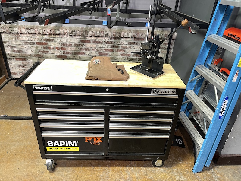 2022 Wheel Fanatyk spoke cutter with toolbox and spokes For Sale