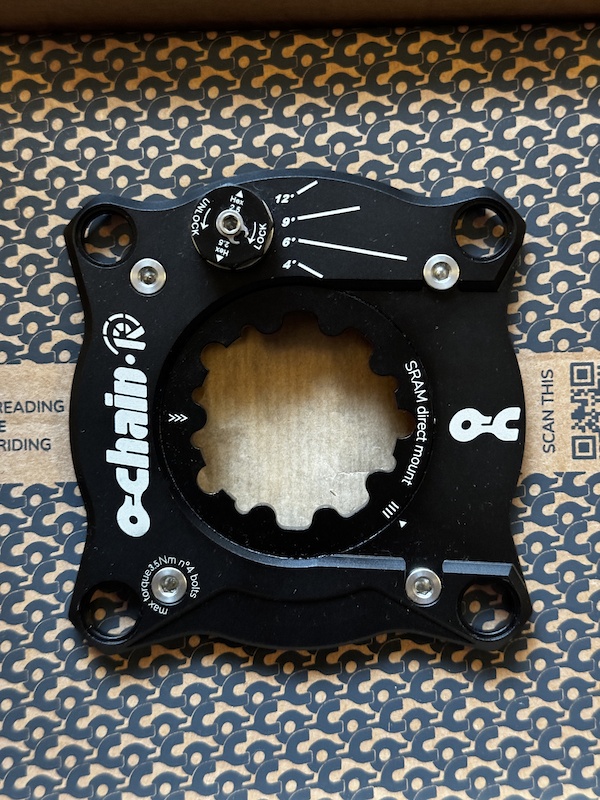 2023 O Chain R Nero Active Spider SRAM 3-bolt For Sale