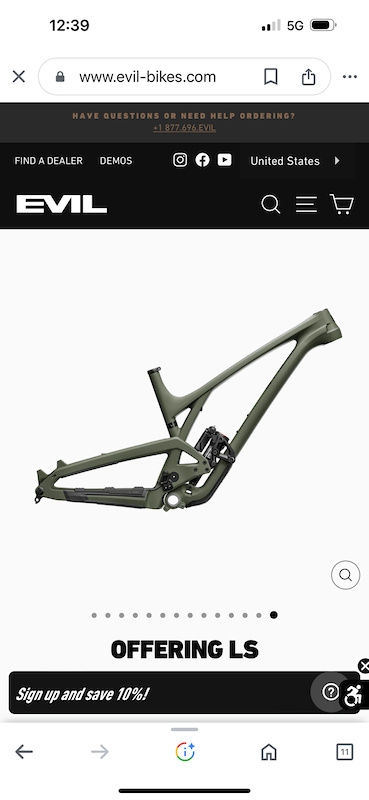 2024 Evil Frame Following or Offering For Sale