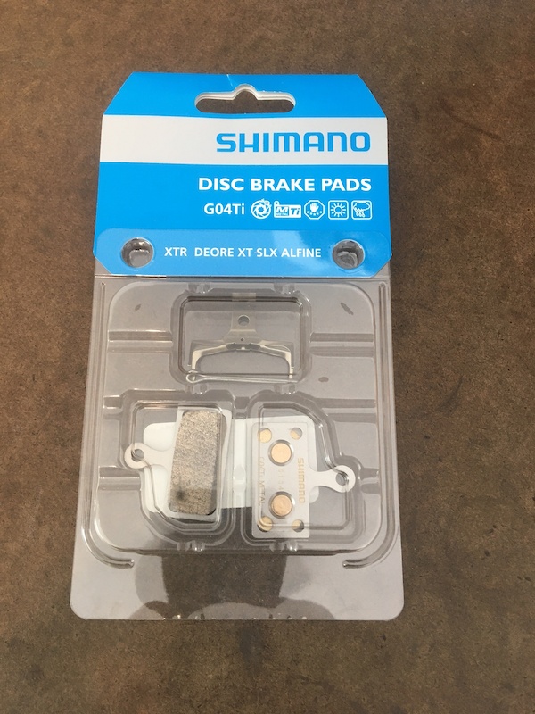 2023 Shimano G04Ti pads, for Shimano 2-pot brakes For Sale