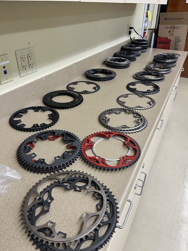 Massive Track Chainring Sale (3/32" and 1/8") For Sale