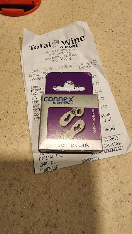 2010 Wipperman Connex 10 speed quick link For Sale