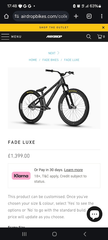 2024 Airdrop fade luxe v2 For Sale