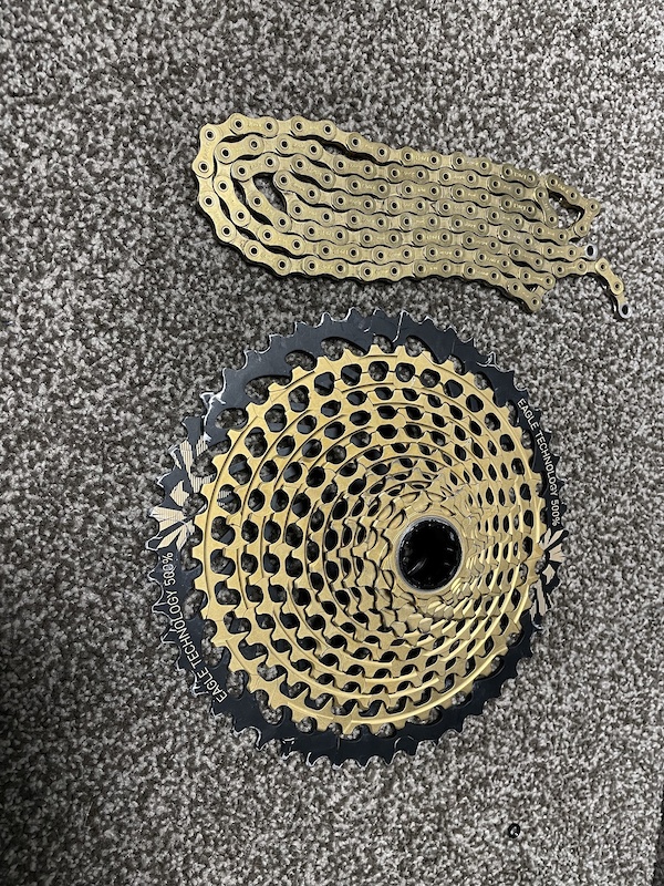 2022 Sram XG-1299 eagle 1050t gold XX1 with XX1 chain For Sale