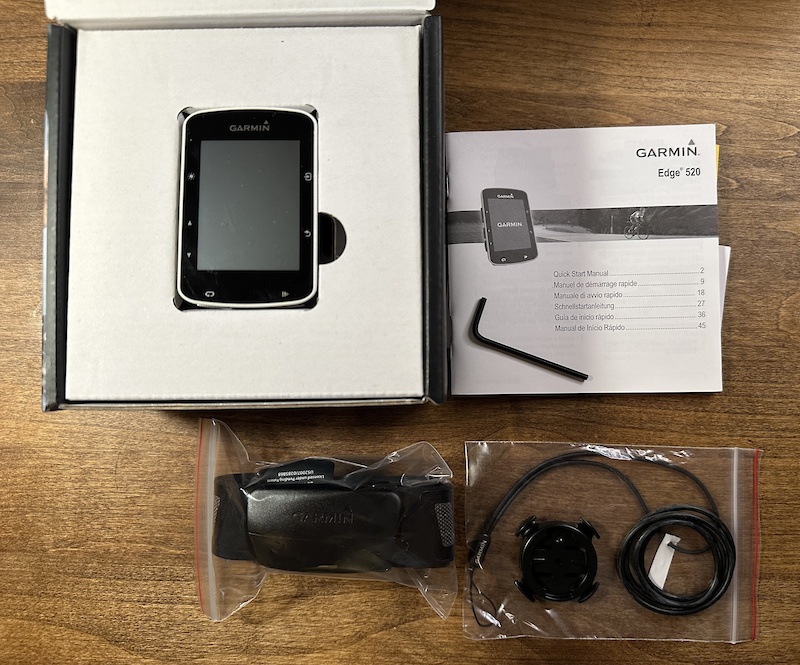 2017 Garmin Edge 520 w/ Heartrate Monitor For Sale