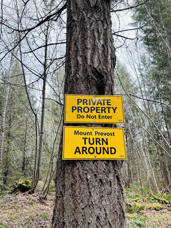 Mt Prevost Loop Route Mountain Biking Trail - Duncan