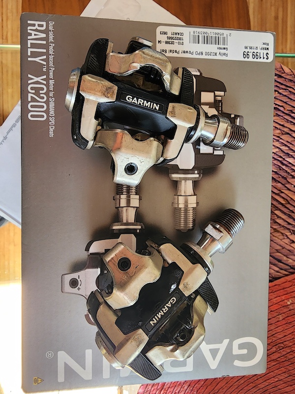2024 Mint Condition Garmin Rally Xc200 Power meter Pedals For Sale