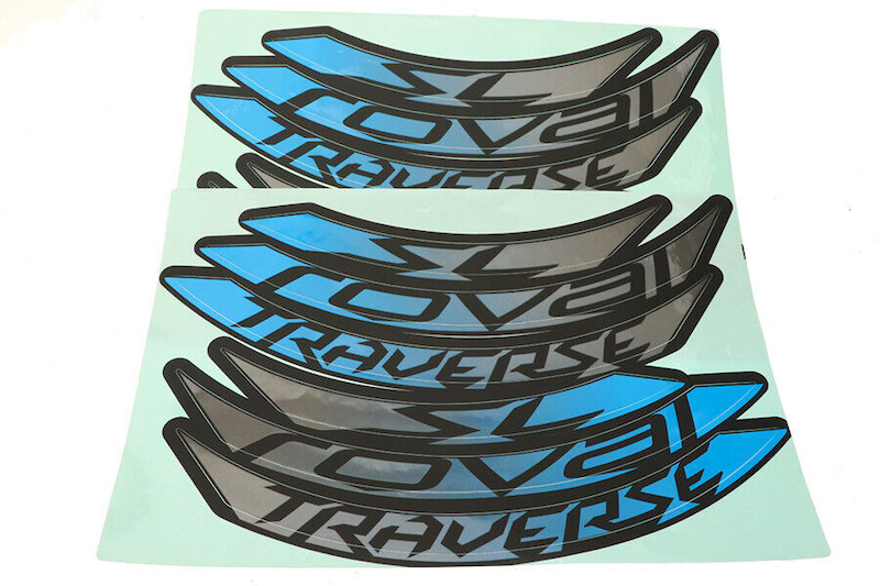 2020 Roval Traverse SL Blue Decal Sticker Kit 29" 2 wheels For Sale