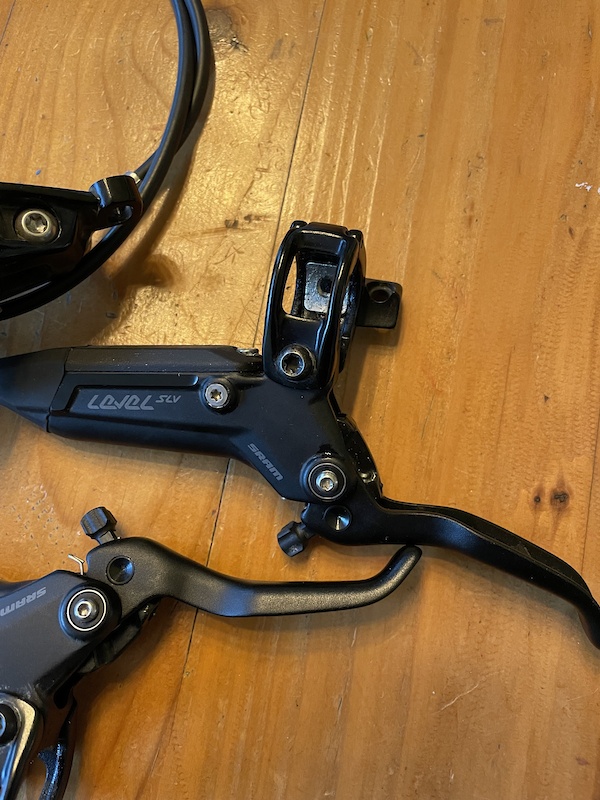 2024 SRAM Level Silver Stealth 4 Piston Brakes (Pair) For Sale
