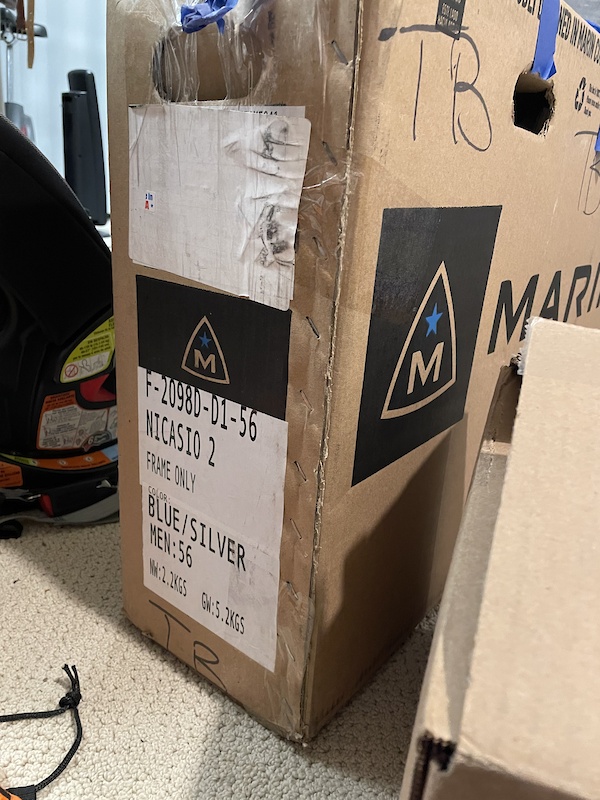 2019 Marin Nicasio 2 Frame and Carbon Fork plus extas For Sale