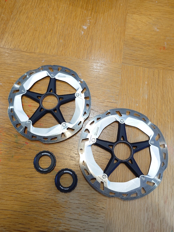 2023 Shimano XT 180mm Centrelock Disc Rotors - Pair For Sale