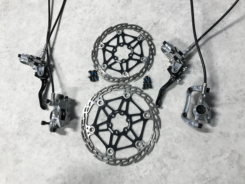 Hope 2 piston CR 180/160mm CNC brake kit *UPGRADED For Sale