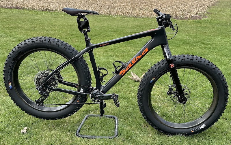 2015 Salsa Beargrease carbon 12x177 FRAME ONLY Large For Sale