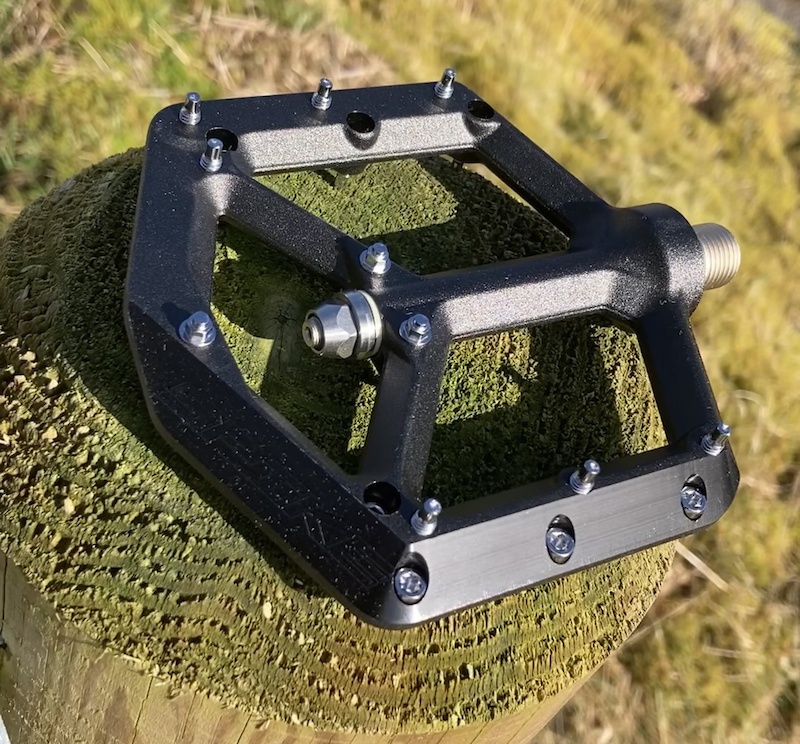 2022 Spank Spike Flat Mountain Bike Pedal set Black NEW For Sale