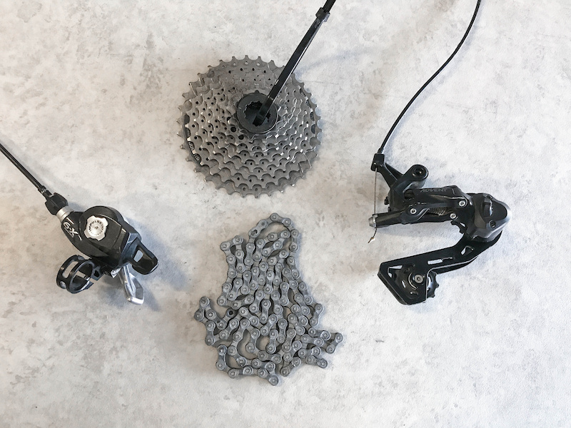 Microshift Advent 1X9 drivetrain kit *CLUTCH For Sale