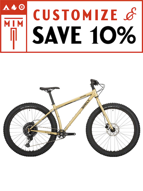 2024 Surly Karate Monkey 27.5+,Gold: Medium (10% OFF w/MIM) For Sale