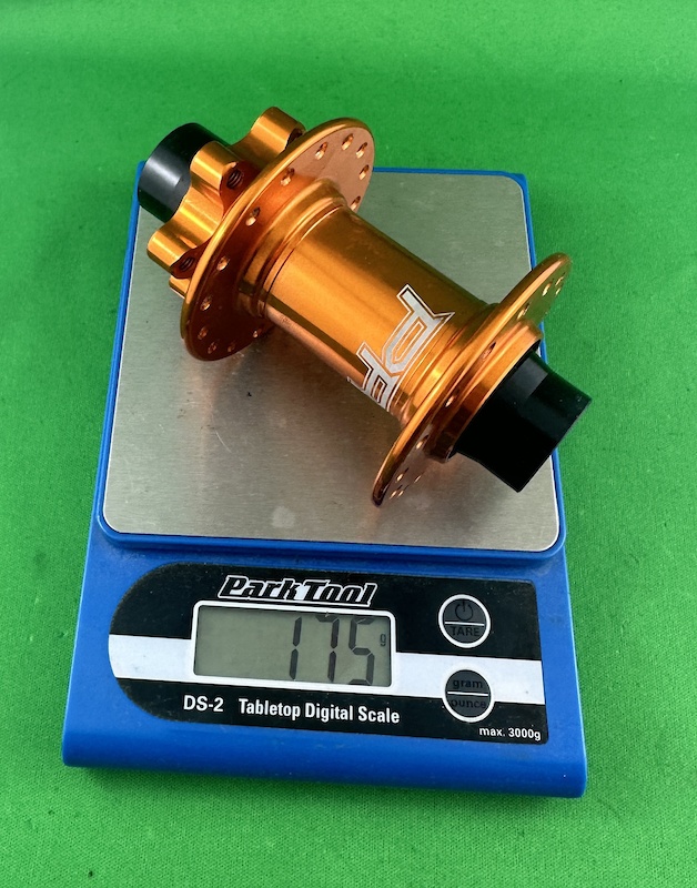 HOPE Pro 4 Front Hub - Orange - 20mm - 6-bolt For Sale