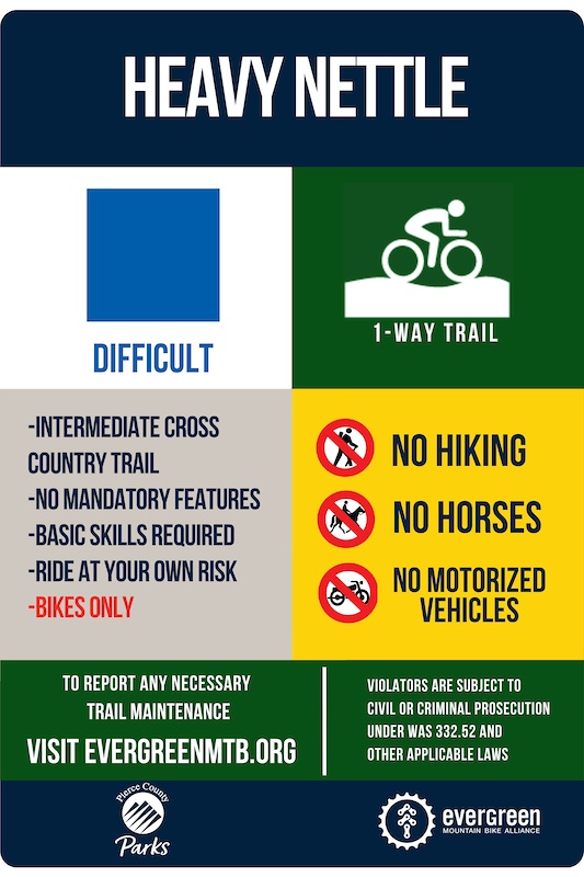Heavy Nettle Mountain Biking Trail - Bonney Lake, WA