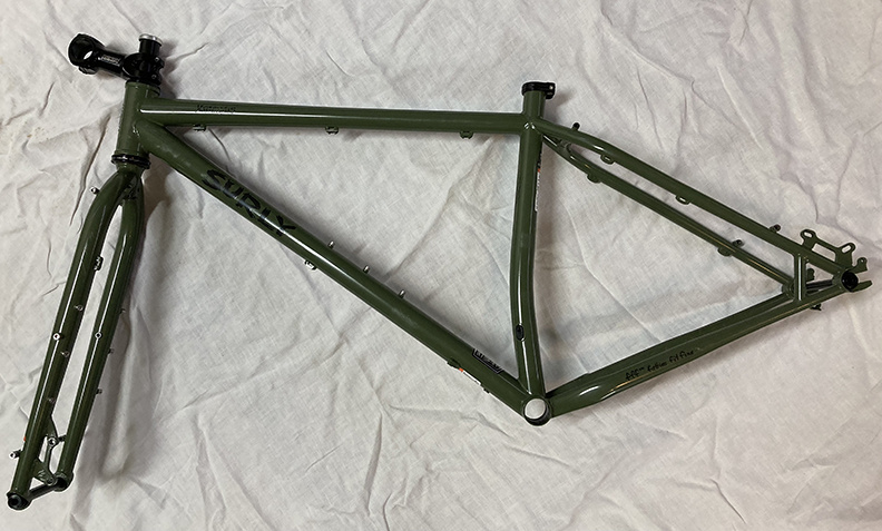 2022 Surly Krampus frame/fork with headset For Sale
