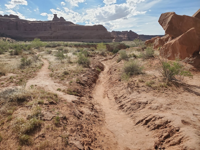 Upper Courthouse Wash Hiking Trail - Moab, Utah