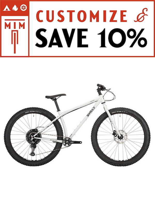 2024 Surly Krampus Rigid – Silver: Small (10% OFF w/MIM) For Sale